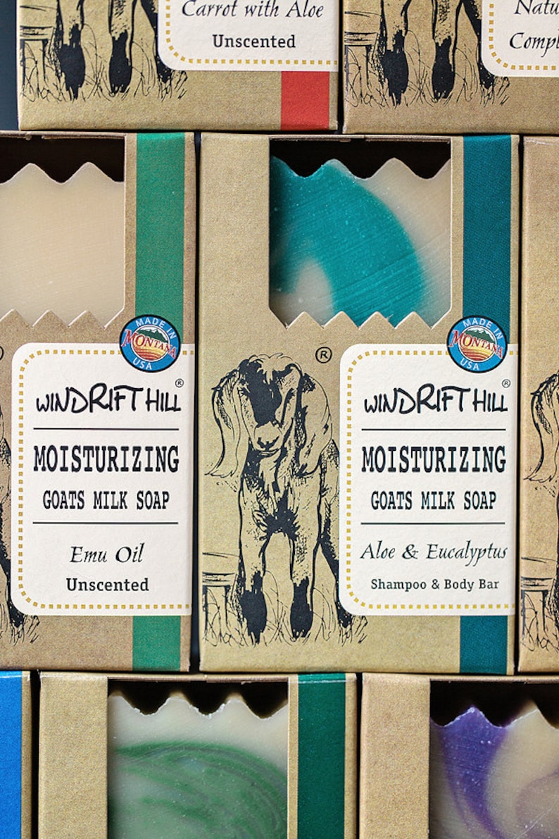 Goat Milk Soap Emu Oil Unscented 5oz. Hand Made | Etsy