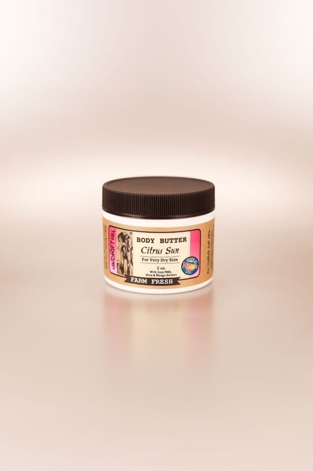 Goat Milk Body Butter | Citrus Sun | 2 Oz. | Great for Dry Cracked ...