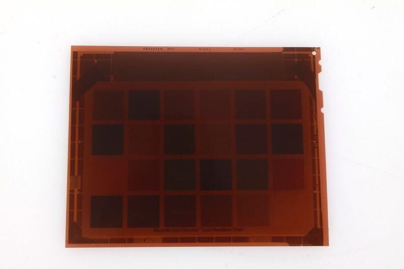 Macbeth Color Checker Rendition Chart 4x5 Color Negative - Etsy