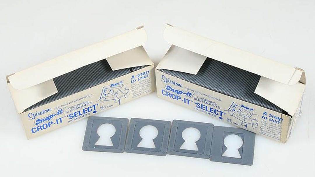 Slide Mount A-3 Keyhole Effect, Set of 2 Boxes, 150 - Etsy