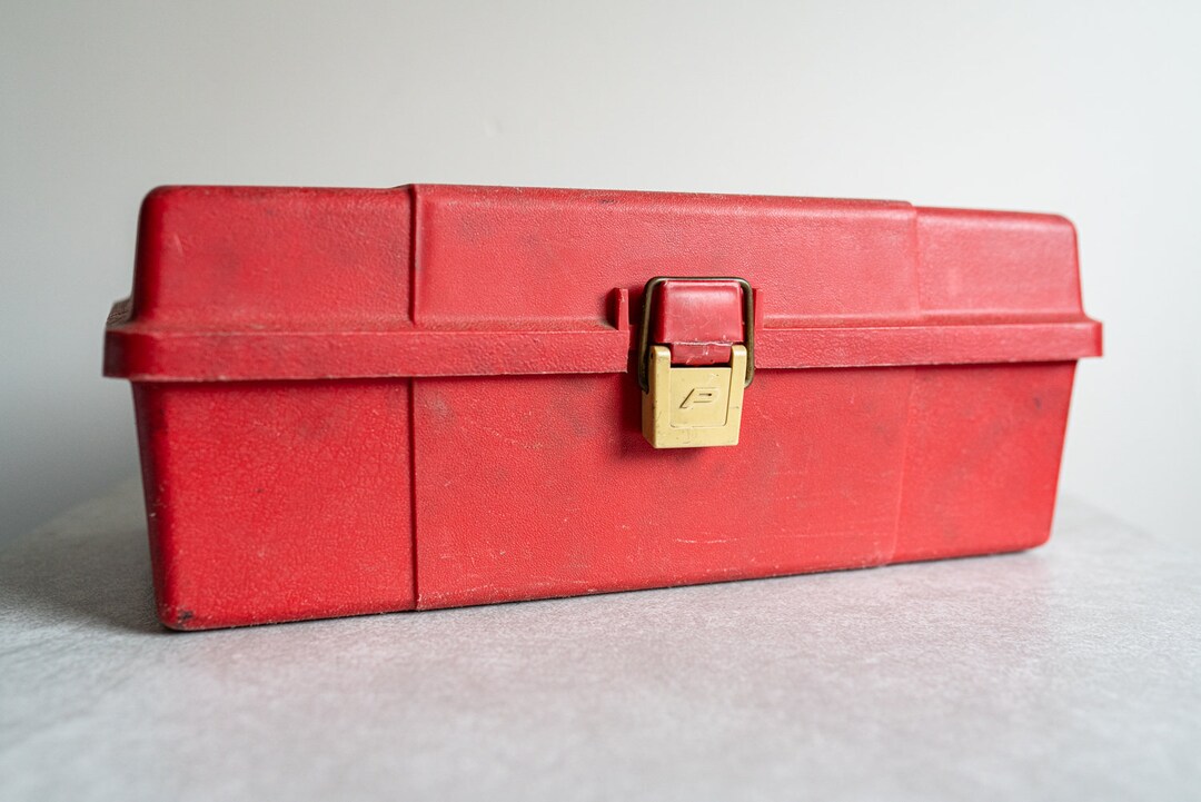Vintage Red Tackle Box - Circa 1980s - Etsy