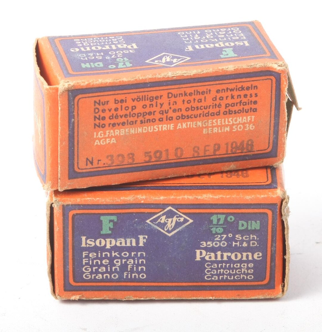 Agfa Isopan ISS 1948 Made in Germany Film Zeiss Ikon Isopan F Rolls ...