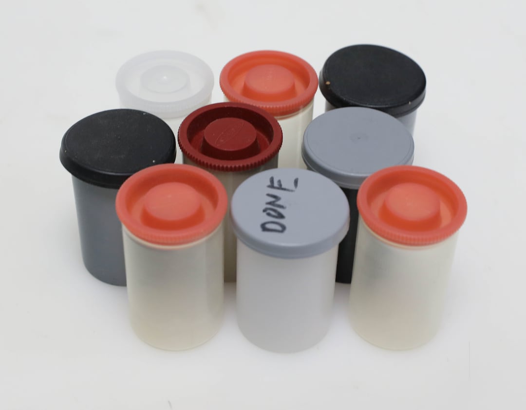 Vintage 35mm Film Canisters LOT OF 9 - Etsy