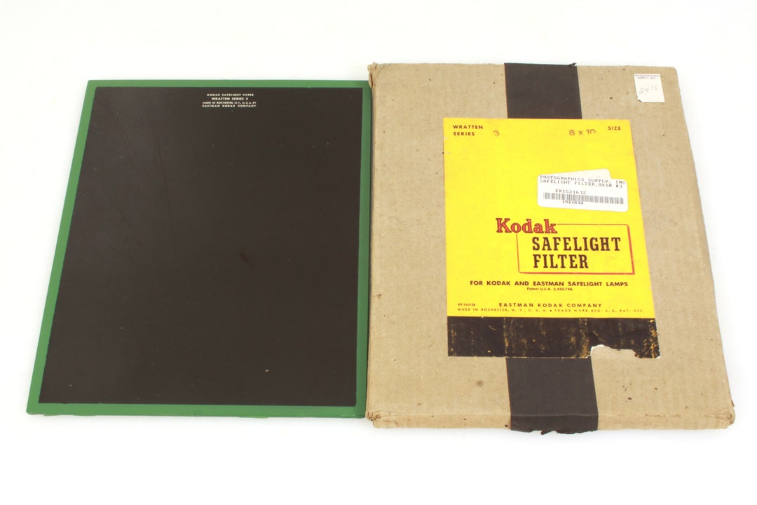 Kodak Safelight Darkroom Rectangular Filter Series 3 8x10 Inch - Etsy
