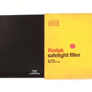 Kodak Safelight Filter 8 X 10 Inch (20.3 X 25.4 Cm) #13 Cat 179 6705 - Etsy