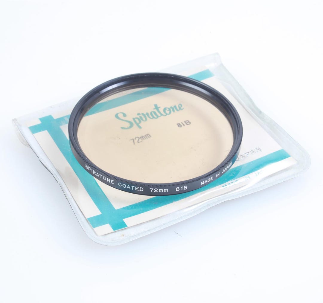 Spiratone 72mm 81B Warming Lens Filter - Etsy