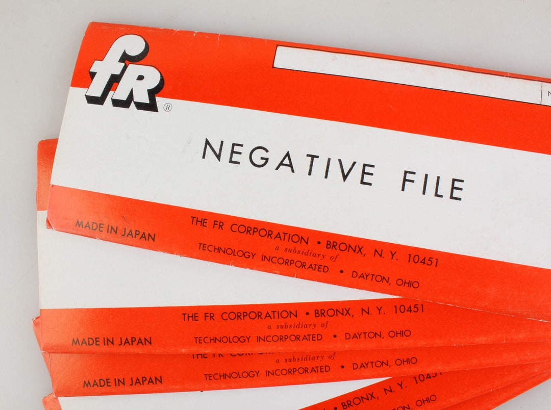 Medium Format Negative Holders//film Protector, Group of 5 - Etsy