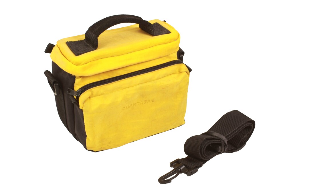 Retro Quantaray Black and Yellow Camera Case With Strap - Etsy