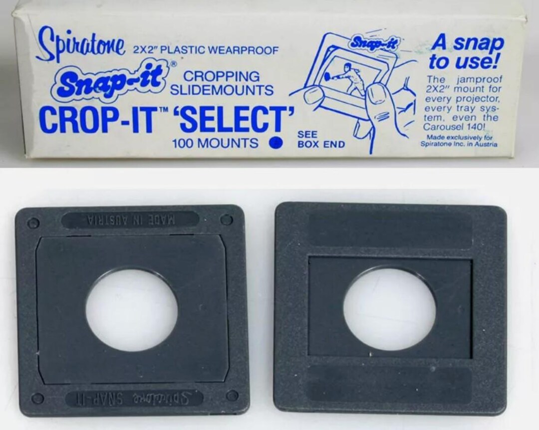 35mm Slide Mounts Box of 100 Circle View - Etsy
