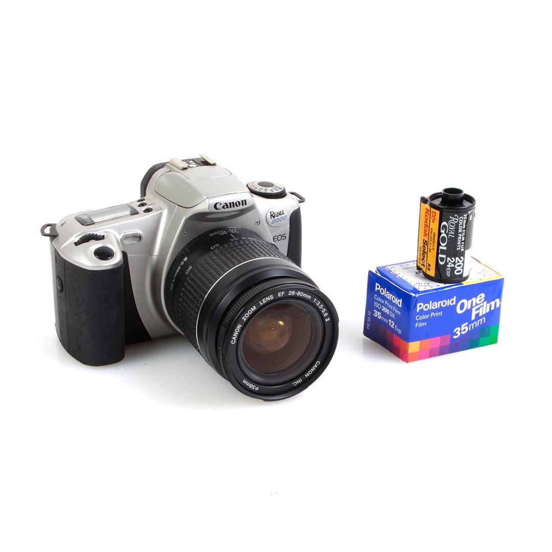 Canon EOS Rebel 2000 35mm Film Camera With Two Rolls of Expired 35mm ...