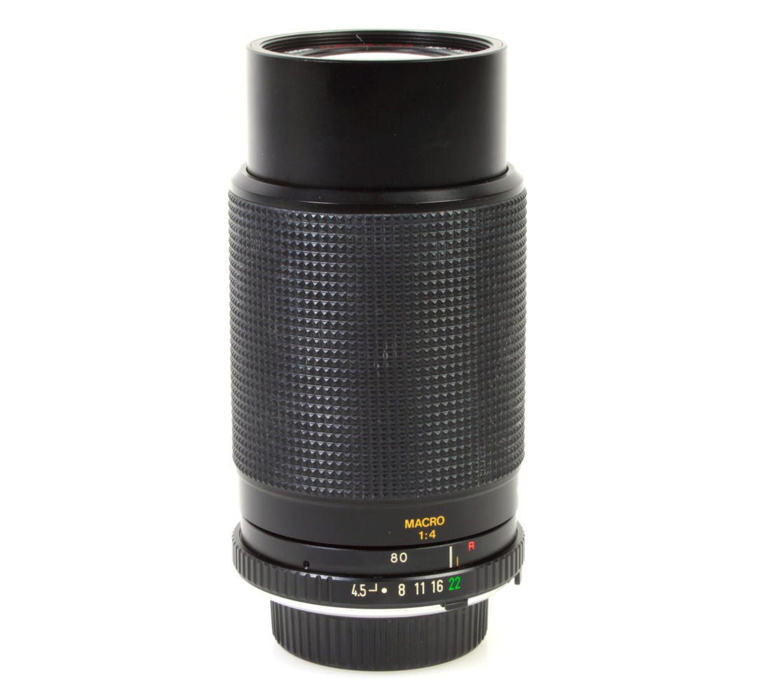 Nikon Telephoto Auto Zoom Macro Lens 80-200mm F1.4 - 5.6 for Nikon Film ...