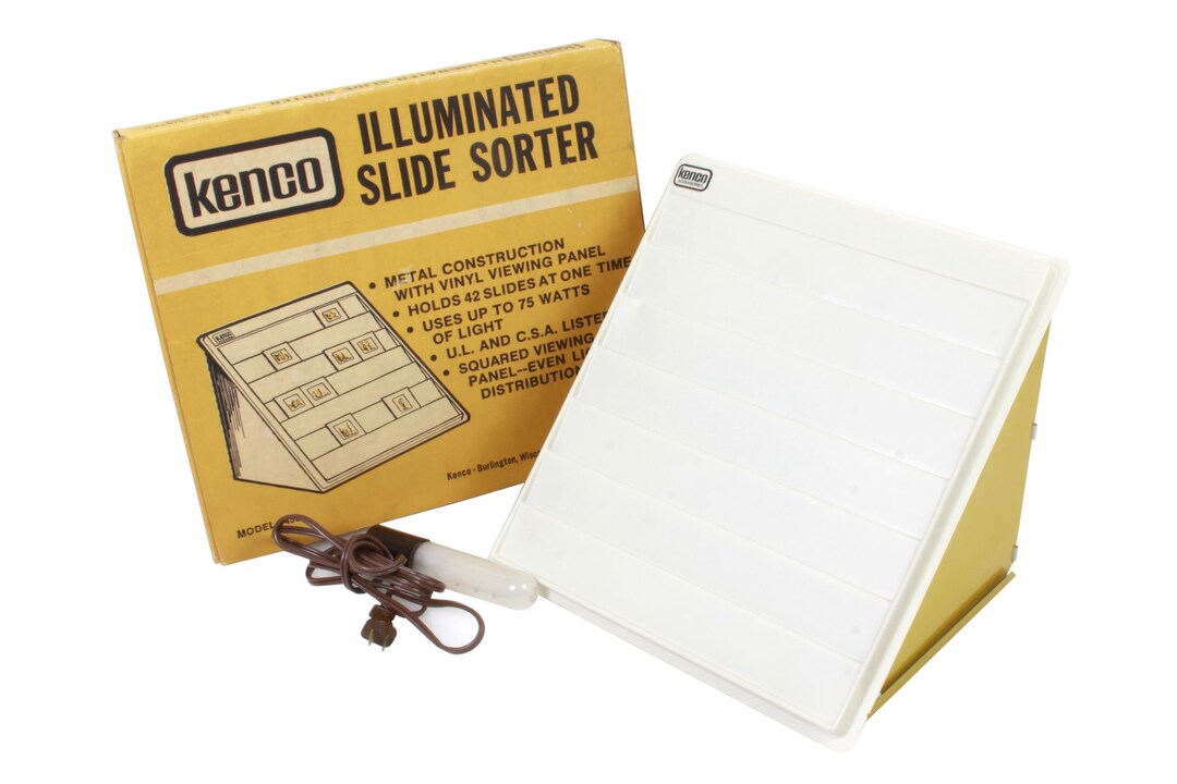 Illuminated Slide Sorter - Holds 42 Slides - Etsy