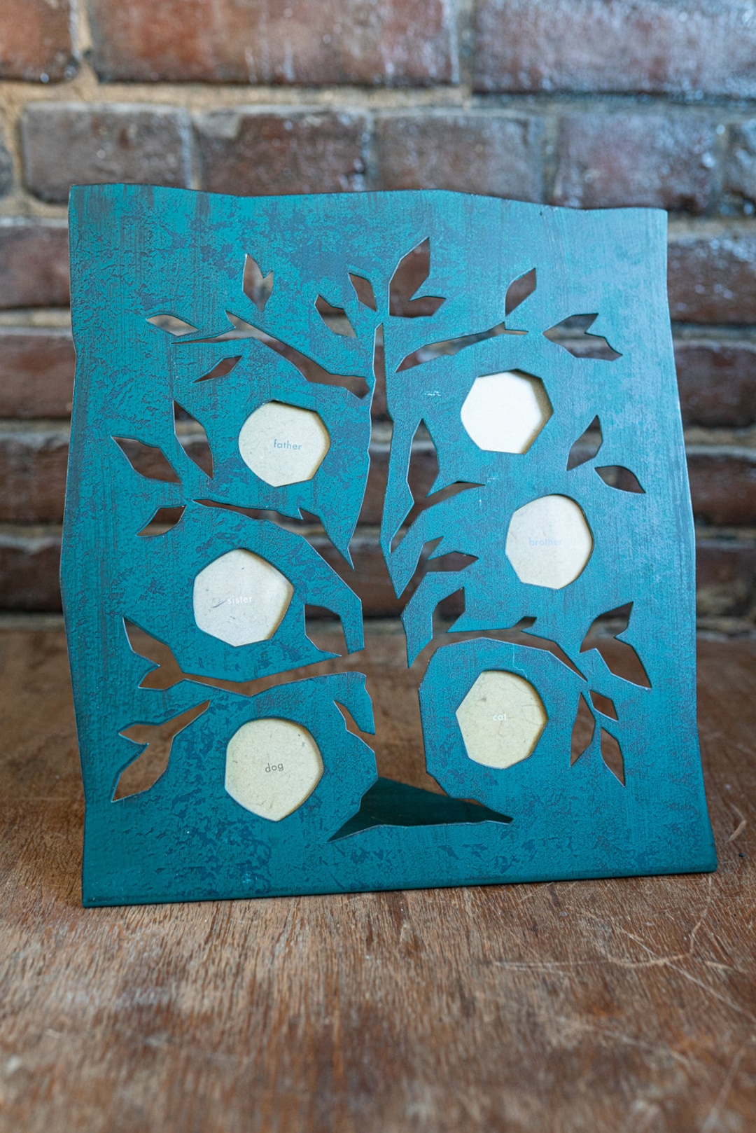 Metal Family Tree Picture Frame - 6 Image Openings - Etsy
