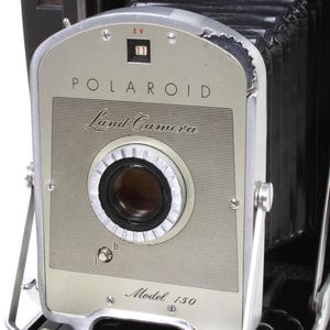 Polaroid 150 Camera Outfit W/ Case/flash(2)/bracket/filter/box of Film ...