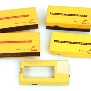 Kodak 35mm Slide Boxes - Lot of 5 - Vintage - Etsy