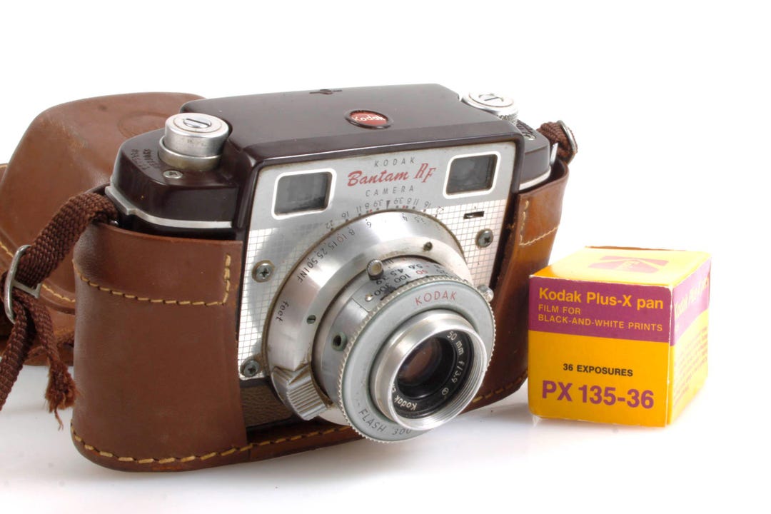 Kodak Bantam RF Camera W/ Case & Film WORKS - Etsy