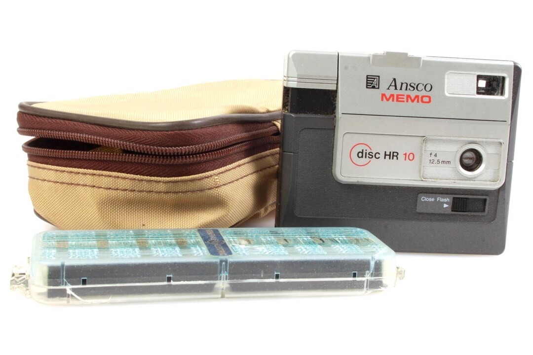 Ansco Memo Disc HR 10 Disc Camera With Case & Film - Etsy