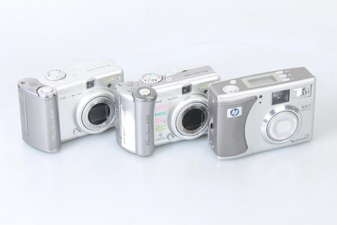 Point & Shoot Digital Cameras (3) for Prop or Display Only - Etsy