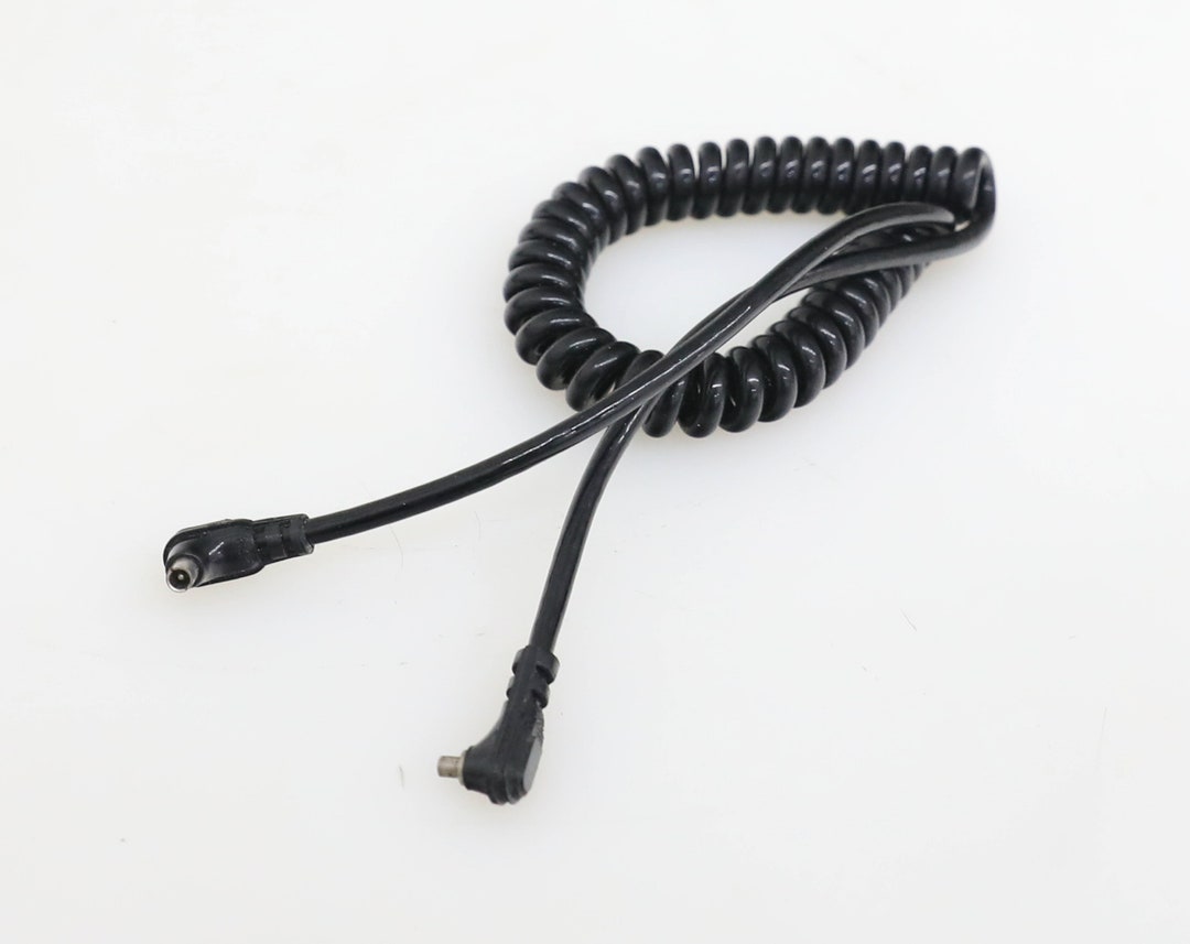 Coiled Flash Cord PC M to PC F - Etsy