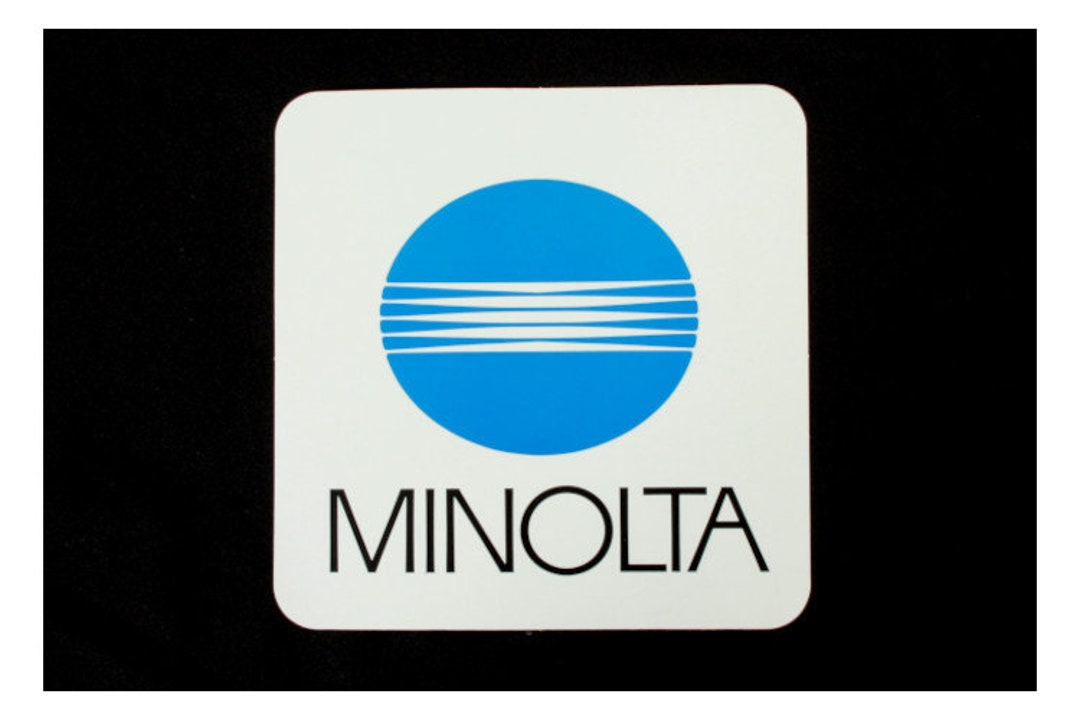 Minolta Camera Logo Sticker Vintage - Etsy