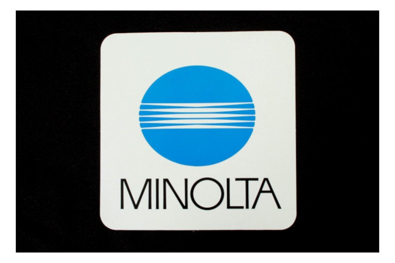 Minolta Camera Logo Sticker Vintage - Etsy