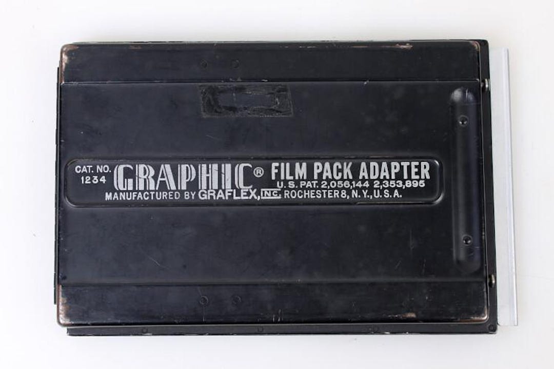 Graphic Film Pack Adapter 4x5 by Graflex Cat Np. 1234 #822 - Etsy
