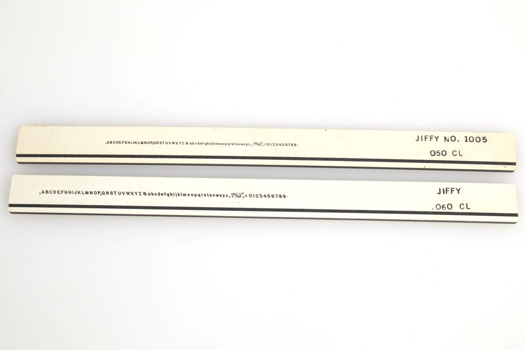 Jiffy Lettering Templates (2) 1005 050 CL & 060 CL - Etsy