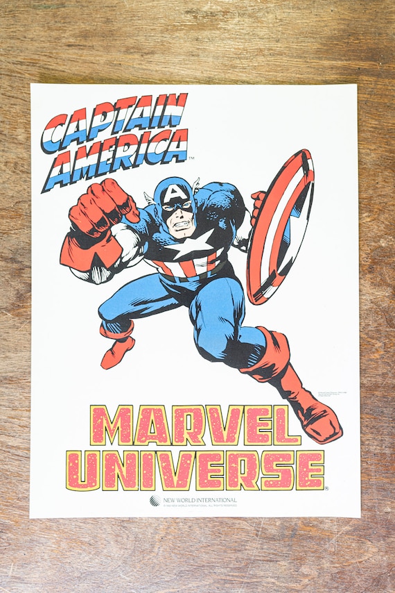 Captain America 2 Retro Poster