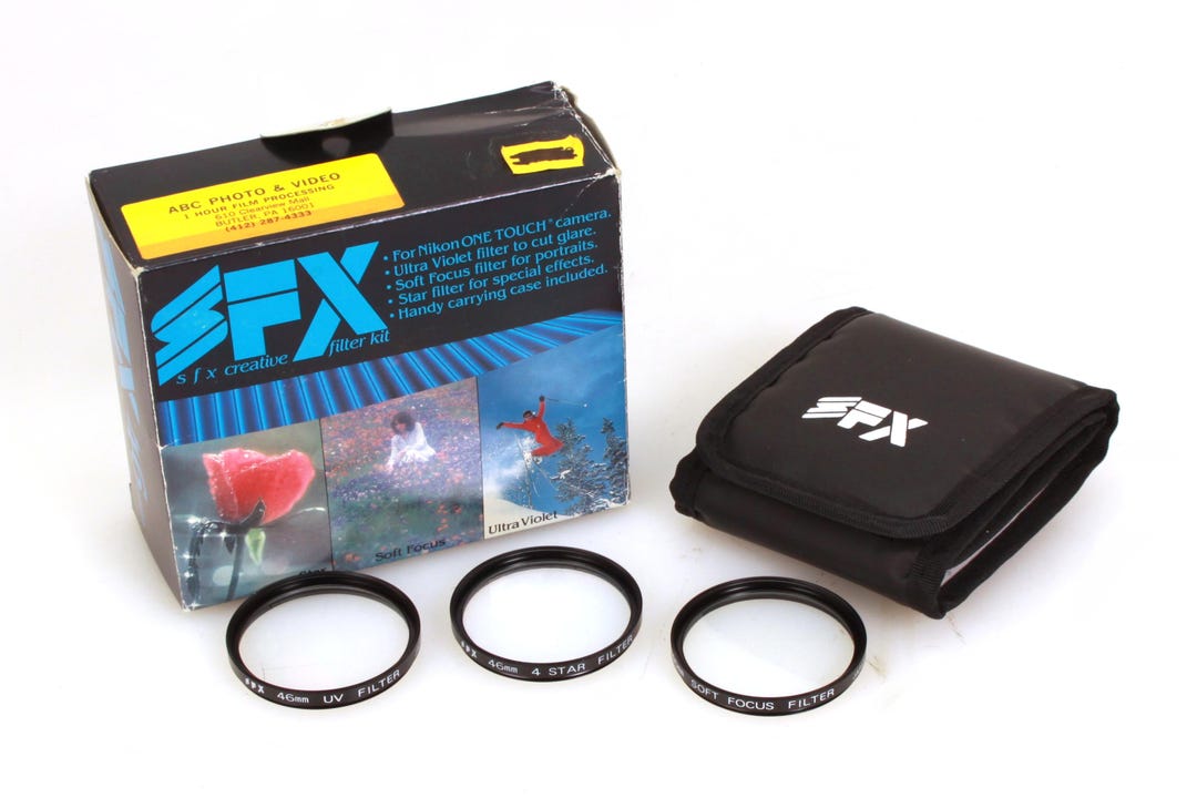 SFX 46mm Filter Set 3 in Case UV, Soft Focus, Star in Box - Etsy