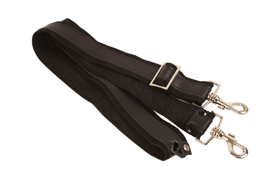 Black Nylon Leather Camera Bag Strap - Etsy