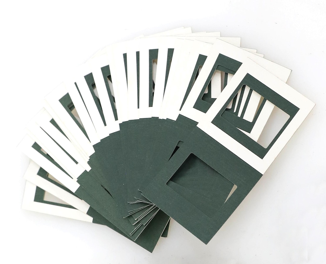 35mm Slide Mounts - Cardboard - Set of 25 - Etsy