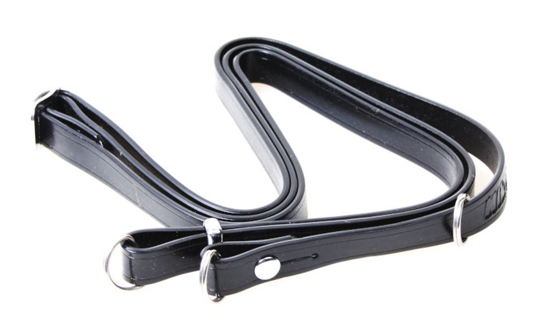 Vintage Nikon Black Vinyl Camera Strap With Engraved Buckle and Metal ...