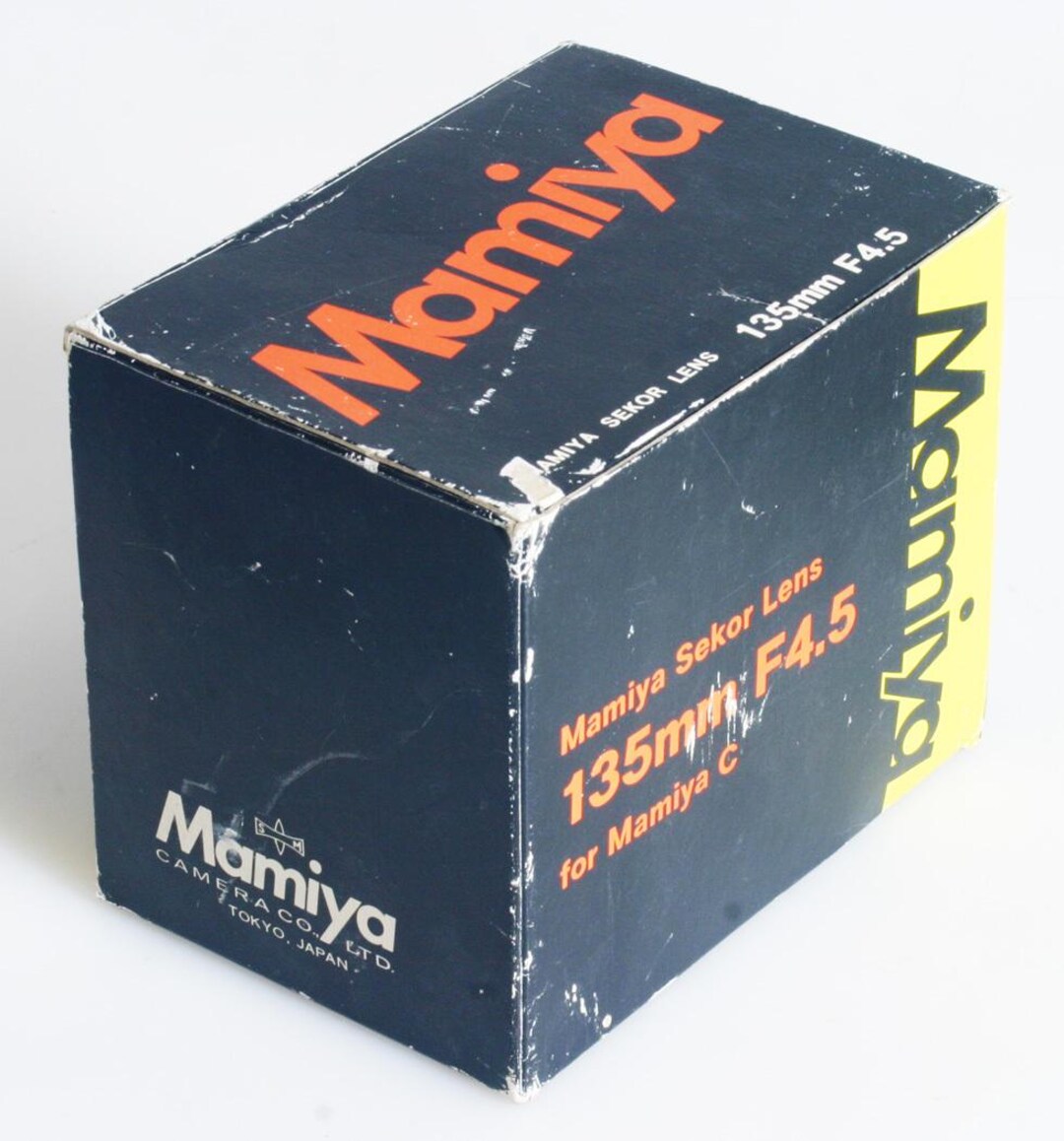 Vintage Mamiya 135mm F/4.5 C Lens Box Only - Original Packaging With ...