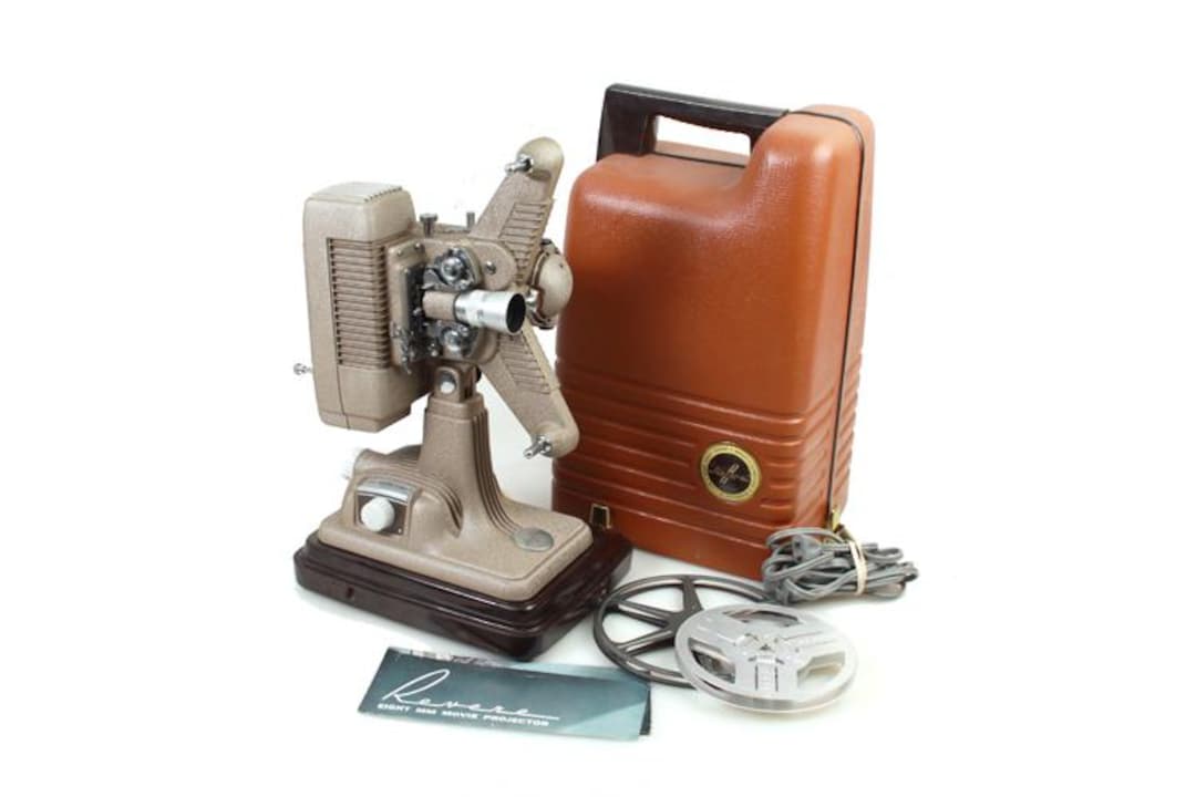 Revere Movie Projector 8mm W Working Bulb, 2 Take-up Reels & Manual in ...
