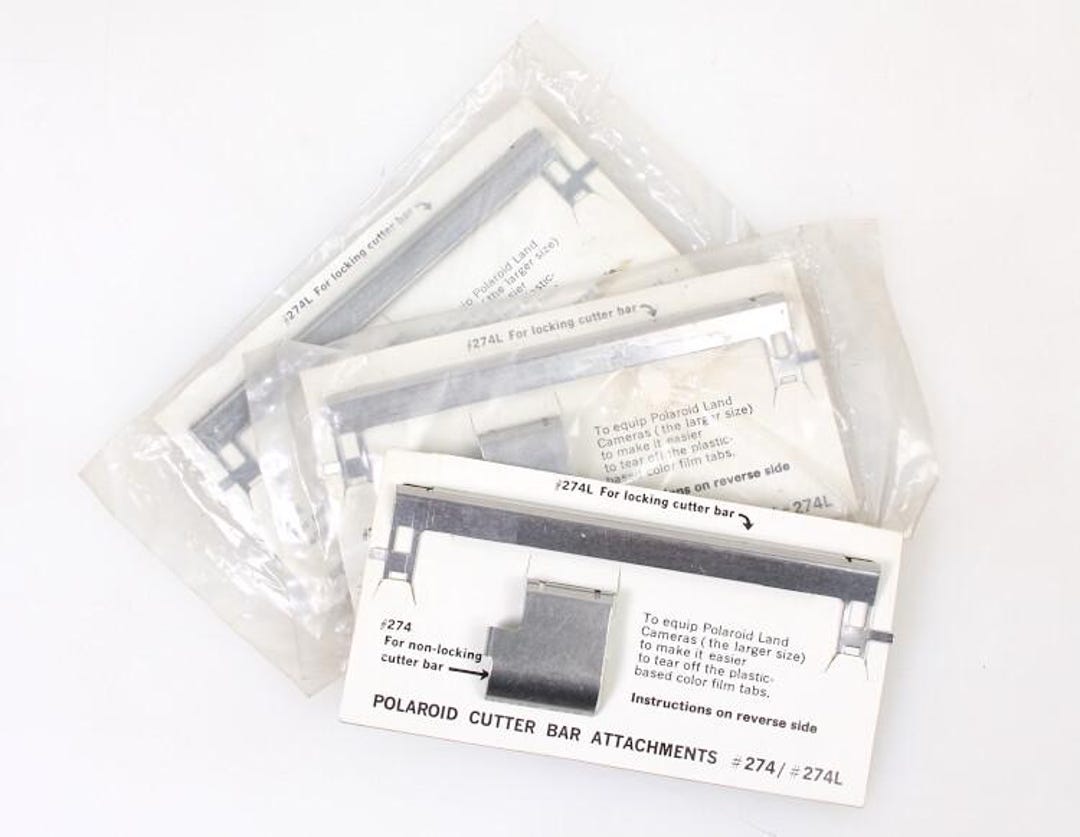 Vintage Lot of 3 Polaroid Cutter Bar Attachments #274 #274l - Etsy