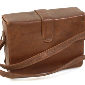 Vintage 1960s Brown Camera Bag - Etsy
