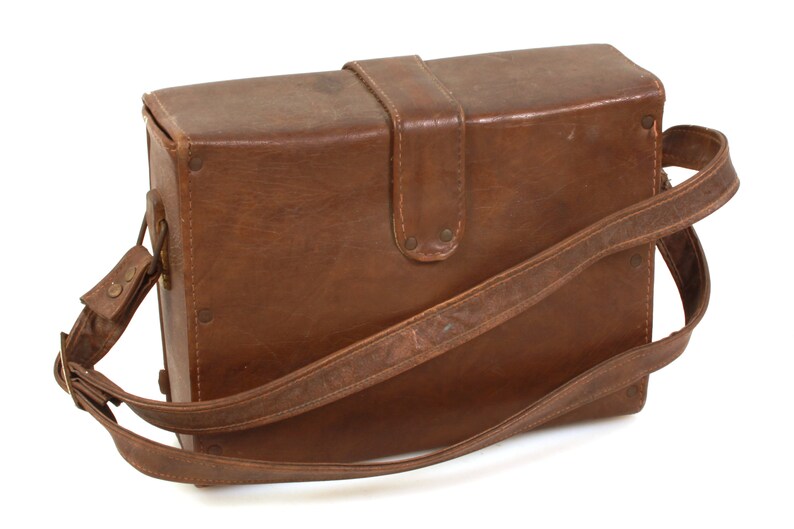 Vintage 1960s Brown Camera Bag - Etsy
