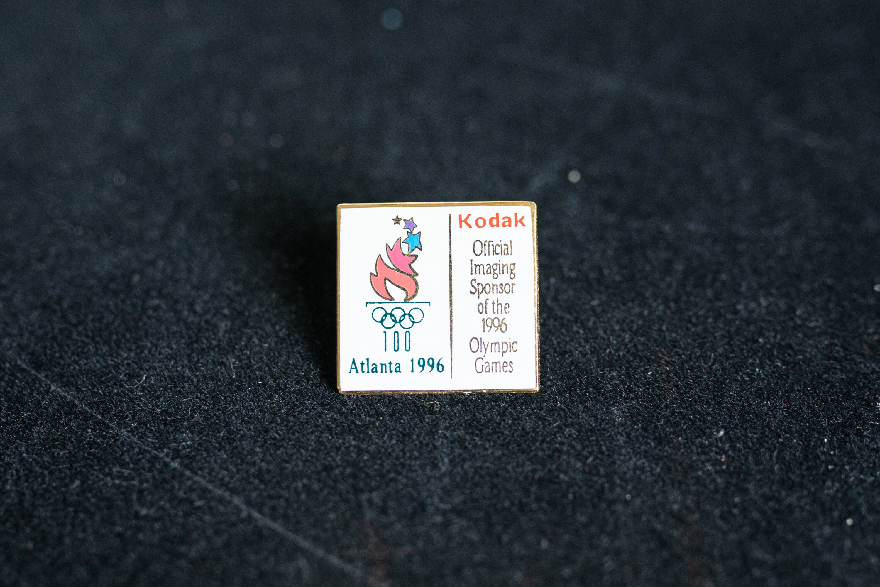 1996 Atlanta Olympic Sponsor Pin-Kodak-Square New Old Stock - Etsy España