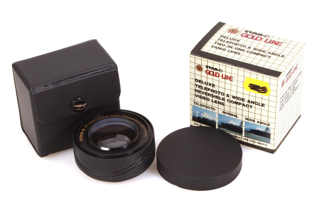 Star-d Telephoto & Wide Angle Compact Video Lens - TR Series + 37mm ...