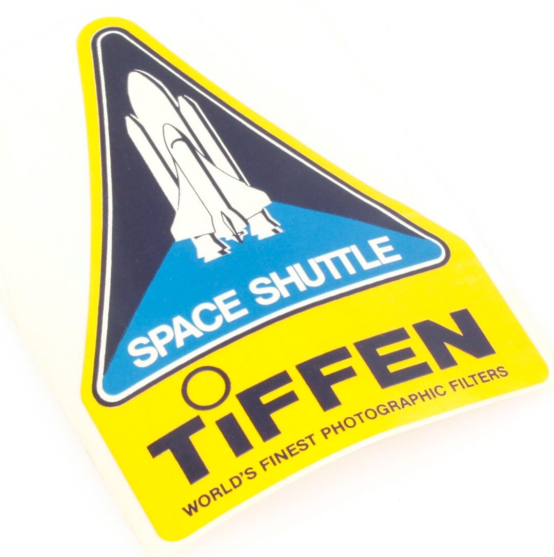 Vintage Space Shuttle Tiffen Sticker - Etsy