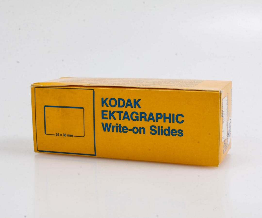 Kodak Write on Slide Mounts Box 100 - Etsy