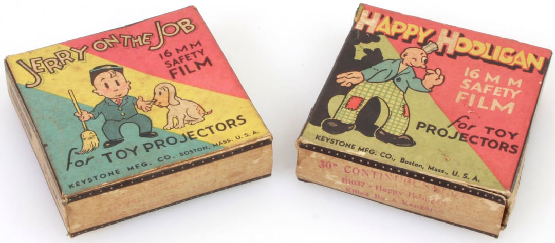 16mm Empty Film Boxes 1930s Set of 2 - Etsy