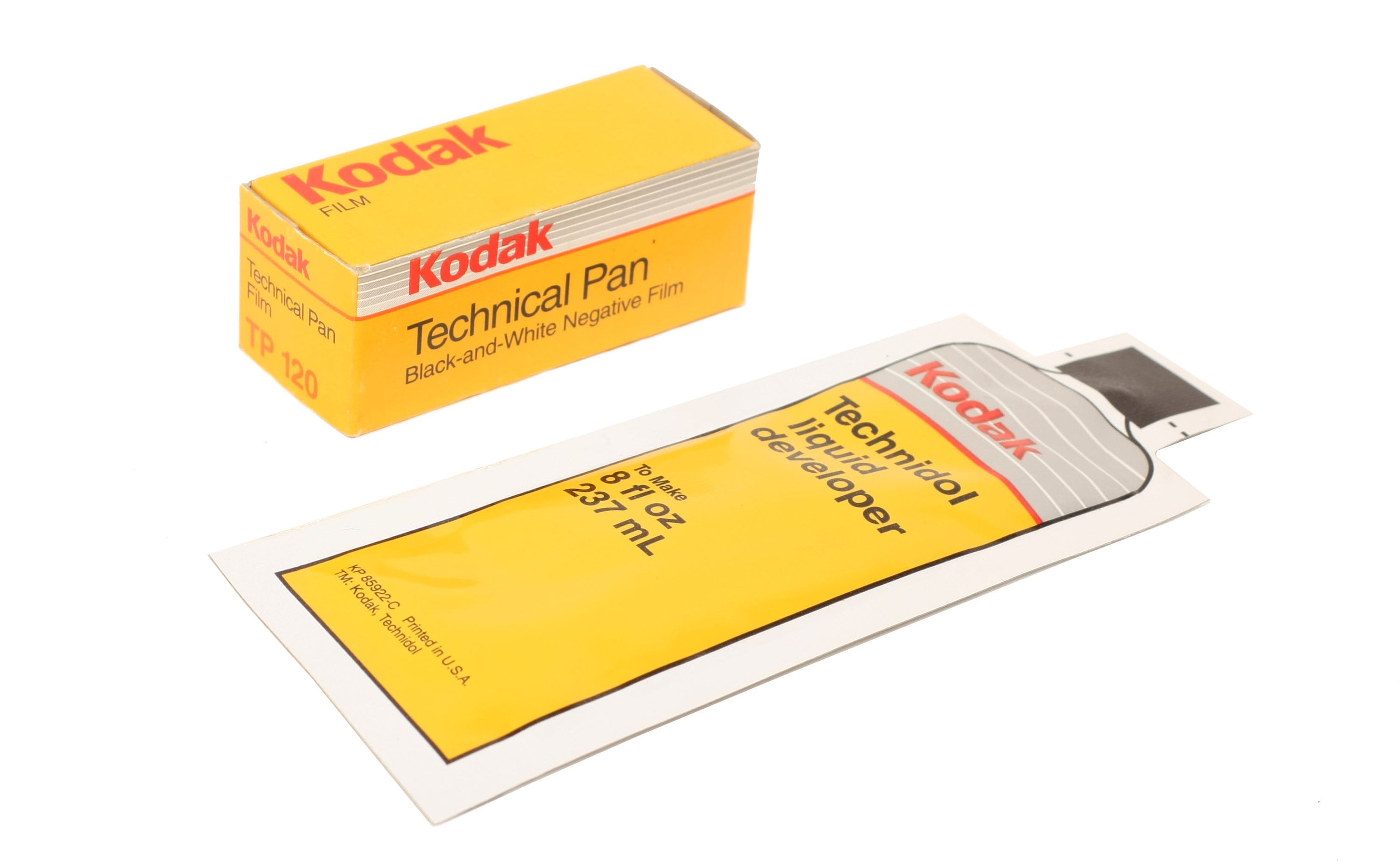 Kodak Technical Pan N&B Film TP120 Non ouvert Expiré avec Liquid ...