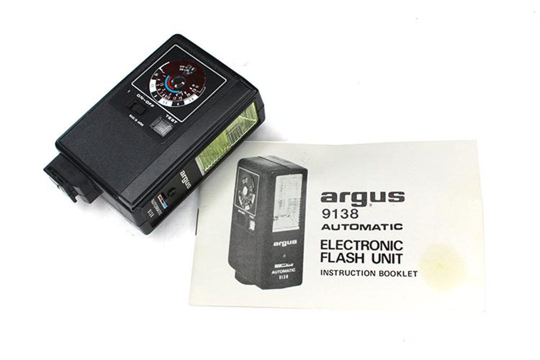 Argus Automatic 9138 Flash With Pc Cord - Etsy