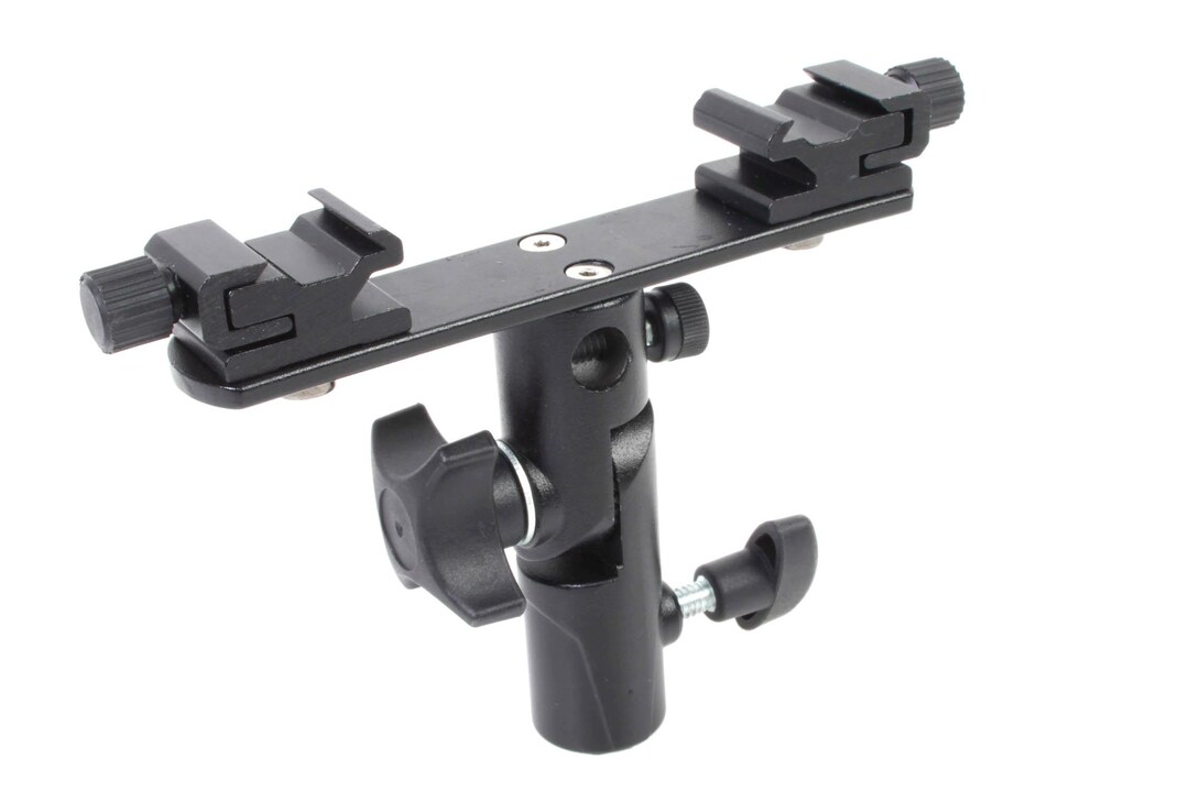 Light Stand Bracket With 2 Shoe Mount - Etsy