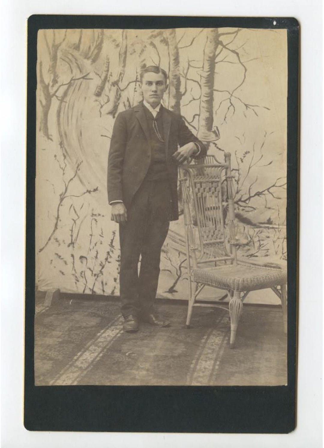 Rare Vintage Cabinet Card Photo: Man From Rochester NY by Curtiss ...