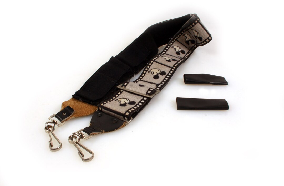 Genuine Walt Disney Mickey Mouse SLR Camera Strap W/ Strap Protectors ...
