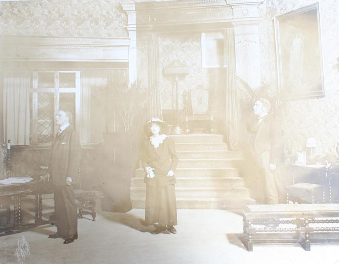 10x13 Photo of Actors on Stage in Victorian House Set - Etsy
