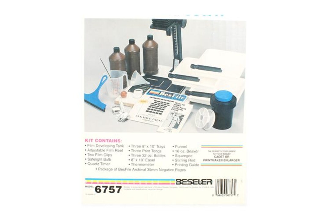 Developing Outfit Film Developing Starter Kit Beseler Model 6757 New - Etsy