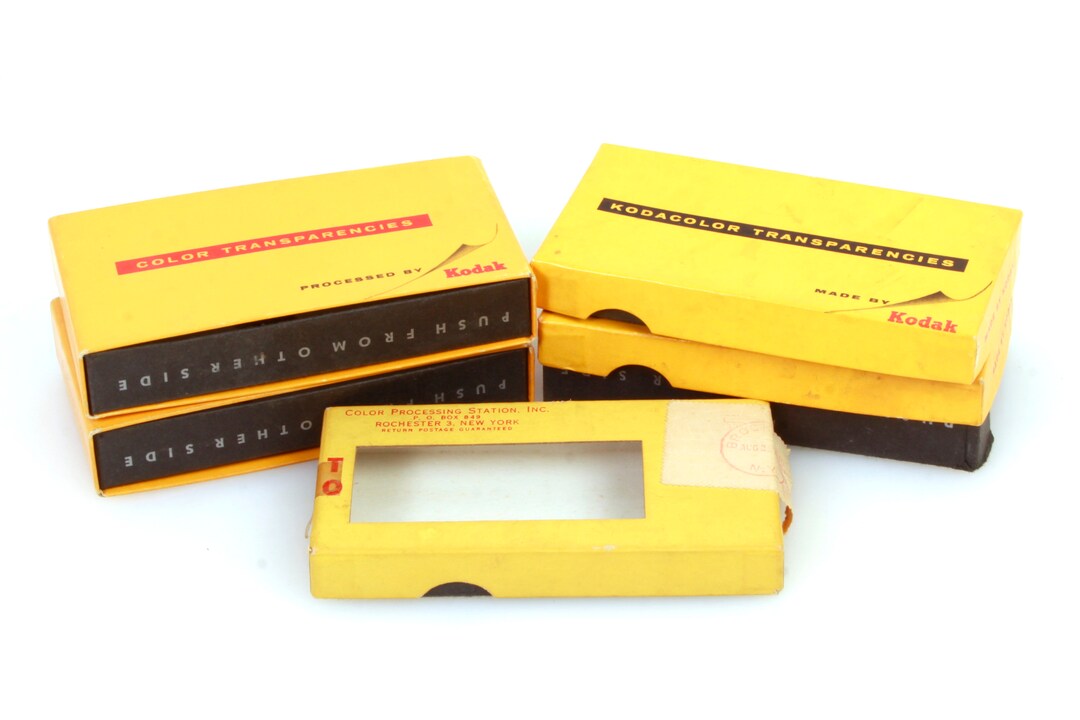 Kodak 35mm Slide Boxes - Lot of 5 - Vintage - Etsy